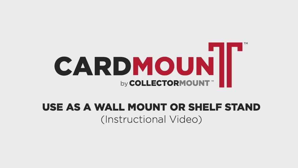 Graded PSA Trading and Sports Card Wall Mount & Shelf Stand - Secure ...